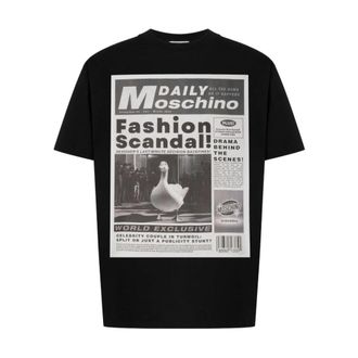 Moschino Stilvolle T-Shirts und Polos - - Tops - Herren - Schwarzk - S