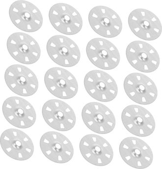 Holibanna 500 St&uuml;ck Metall Befestigungsscheiben Polypropylen Sicherungsscheiben Metall Isolierscheiben Polypropylen Flachscheiben Schaumstoffplatten Befestigung
