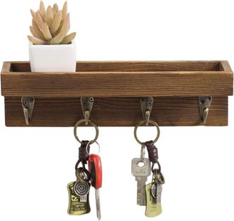 Generic Wandregale - Vintage-Dekoration, platzsparende Aufbewahrung | Wandregal, Schl&uuml;ssel-Organizer, f&uuml;r Schlafzimmer, K&uuml;che, Badezimmer, Eingang, Flur, B&uuml;ro