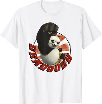 Kung Fu Panda 2 Po Skadoosh Circle Portrait Logo T-Shirt