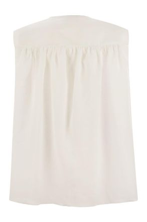 Fabiana Filippi Leinen &Auml;rmelloses Top