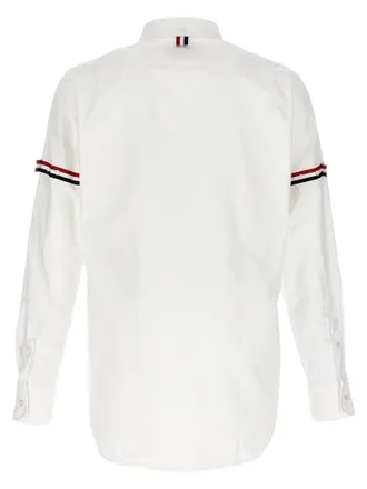 Thom Browne Mens White Cotton Blouse