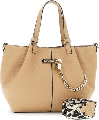Caf&egrave;noir Femme, Sacs, Beige, Taille: ONE Size Elegante Shopping Bag