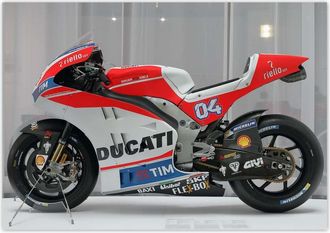 Generic Foto-Poster, Wanddekoration, 100 x 70 cm, Ducati, Motorrad, Nr. H7950Z_PL1Z