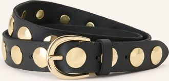 B.Belt B.Belt Lederg&uuml;rtel Luna Mit Nieten schwarz
