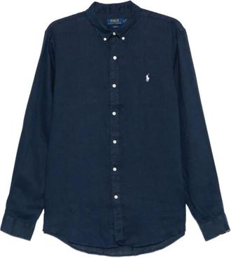 Polo Ralph Lauren Chemise en lin - Homme - Chemises - Bleu - Taille: S