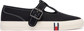 Tommy Jeans Sneakers aus Stoff Archive Y2K Mary Jane EN0EN03048 Schwarz