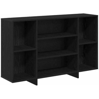 vidaXL Buffet Chêne noir 120 x 30 x 75 cm Bois dingénierie Vidaxl