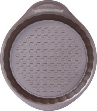 Pyrex Asimetria Backform, Metall, Schokoladenbraun, 25 cm