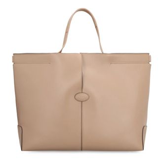 Tod's Folio Leder-Tote - - Bags - Damen - Braun - ONE SIZE