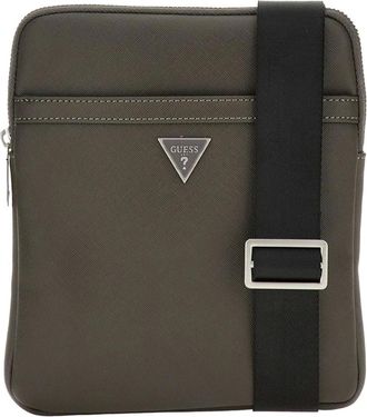 Guess Homme, Sacs, Gris, Taille: ONE Size Sac Messenger