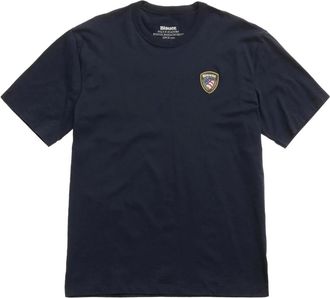 Blauer Homme, Tops, Bleu, Taille: M T-Chemises