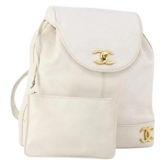 Chanel Pre-owned Vintage Backpack - - Pre-owned - Damen - Wei&szlig; - ONE SIZE