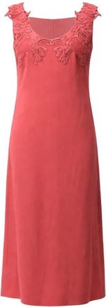 Alberta Ferretti Femme, Robes, Violet, Taille: 36 FR Midi Dress