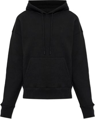 Ami Homme, Sweatshirts et sweats &agrave; capuche, Noir, Taille: XL Sweat &agrave; capuche en coton
