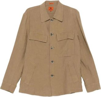 Barena Homme, Vestes, Vert, Taille: XL Ravel Marte Overshirt