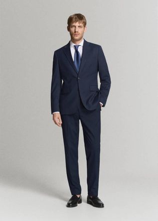 Mango Veste costume Mil&aacute;n slim-fit bleu marine fonc&eacute; - Homme - 46 - MANGO MAN