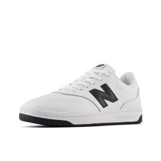 New Balance Homme Bb80 Fashion-Sneakers, White Black D, 40 EU