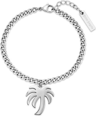 Palm Angels Marchio Charm Armband - - Accessories - Herren - Grau - ONE SIZE