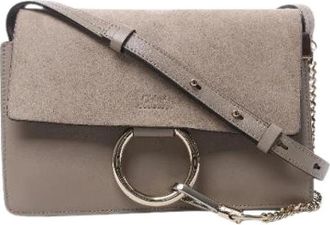Chlo&eacute; Pre-owned Faye Shoulder Bag - Femme - Pre-owned - Beige - Taille: ONE Size