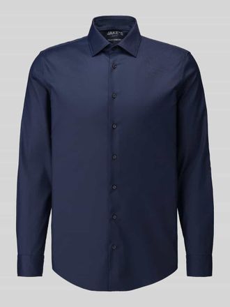 Jake*s Slim Fit Businesshemd mit Kentkragen
