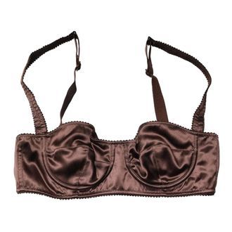 Dolce & Gabbana Femme, Sous-v&ecirc;tements, Brun, Taille: 38 FR Soutien-gorge balconnet &agrave; armatures et semi-rembourrage