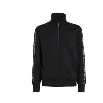 Calvin Klein Homme, Sweatshirts et sweats à capuche, Noir, Taille: S Gilet Homme Classique