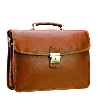 Katana Cartable Katana Cuir De Vachette Gras 2 Soufflets K 31022