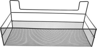 DOITOOL Metall Wandkorb H&auml;ngeregal ohne Bohren Gro&szlig;er Drahtkorb zur Aufbewahrung von K&uuml;chengew&uuml;rzen und Kleinteilen Multifunktionaler Organizer f&uuml;r Schlafzimm