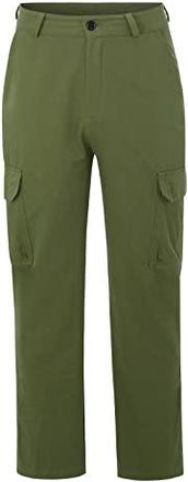 Generic Pantalon cargo pour homme - Pantalon de randonn&eacute;e pour homme - Pantalon de travail long et ample avec plusieurs poches - Pantalon de loisirs respirant