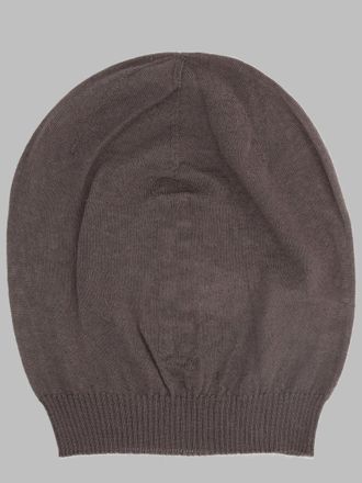 Rick Owens RU02F4494_WS78 Cashmere Winter Hat - Brown