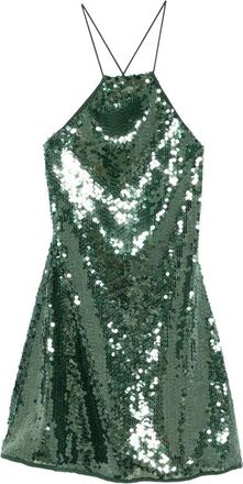 Os&eacute;ree Femme, Robes, Vert, Taille: 40 FR Marylin Sequin Mini Dress