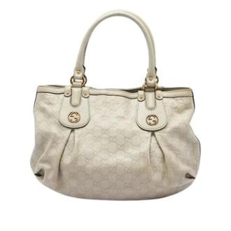 Gucci Sac cabas Scarlett Pre-owned - Femme - Pre-owned - Blanc - Taille: ONE Size