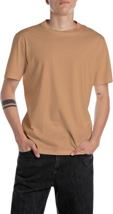 Replay Herren M3097 T-Shirt, 227 Brown Sugar, L