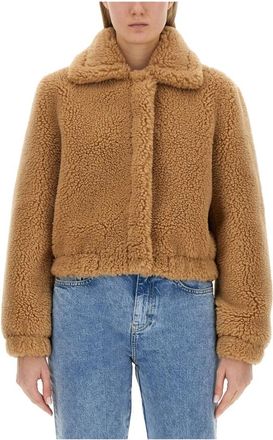 Moschino Femme, Vestes, Brun, Taille: 40 FR Capospalla Orsetto 06058717