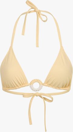 D Nu D Haut de maillot de bain triangle &agrave; nouer