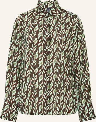 Marc Cain Bluse Mit Rüschen braun