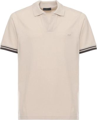 Fay Homme, Tops, Beige, Taille: XL Polo Slim Fit
