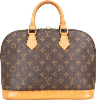 Louis Vuitton Crossbody Bags - Louis Vuitton Canvas Monogram Alma PM Handbag - Gr. unisize - in Braun - für Damen