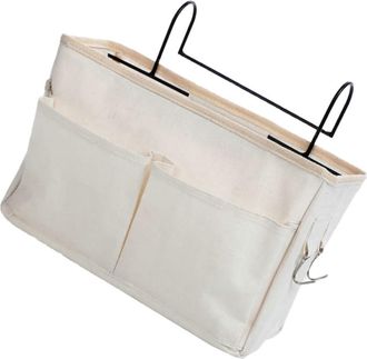 NUOBESTY Wei&szlig;e Wandh&auml;ngende Aufbewahrungstasche Praktischer Organizer f&uuml;r T&uuml;r Wandmontage Vielseitige Aufbewahrung f&uuml;r Schlafzimmer Wohnzimmer K&uuml;che Robustes M