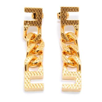 Elisabetta Franchi Femme, Accessoires, Jaune, Taille: ONE Size Or13K46E2 Earrings