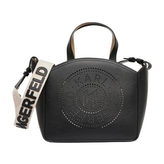 Karl Lagerfeld Sac &agrave; main K/Circle Petit Mod&egrave;le - Femme - Sacs - Noir - Taille: ONE Size