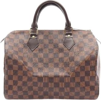 Louis Vuitton Sac &agrave; main Pre-owned Speedy 30 Damier - Femme - Pre-owned - Brun - Taille: ONE Size