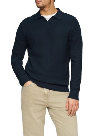 s.Oliver Pullover mit Polo Kragen