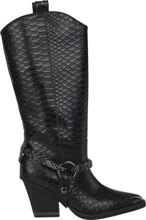 Alma En Pena Alma EN Pena, Femme, Chaussures, Noir, Taille: 39 EU Détails texture talon botte