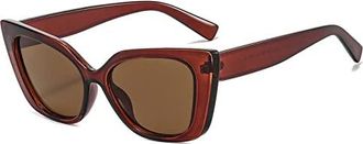 Generic Lunettes de soleil décoratives tendance oeil de chat pour hommes et femmes 2025 pour les vacances en plein air lunettes de soleil de plage (couleur : 