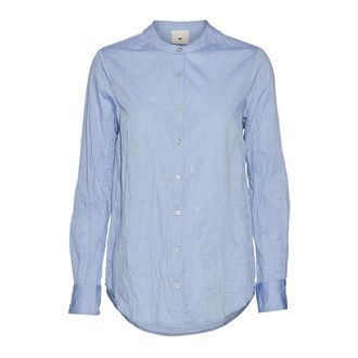 Julie Fagerholt - Heartmade Maple Shirt - - Blouses & Shirts - Damen - Blau - L