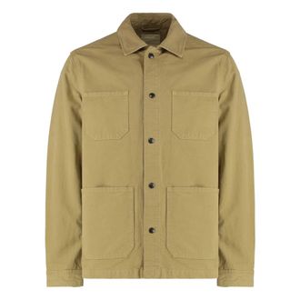 Woolrich Baumwoll-Overshirt - - Jackets - Herren - Gr&uuml;n - L