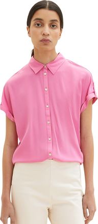 Tom Tailor Damen 1037229 Bluse, 31647 - Nouveau Pink, 38