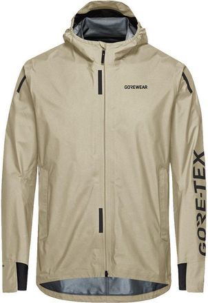 Gore Fahrradjacke Gore Wear Concurve GORE-TEX Logo Jacket Herren Tech Beige Black